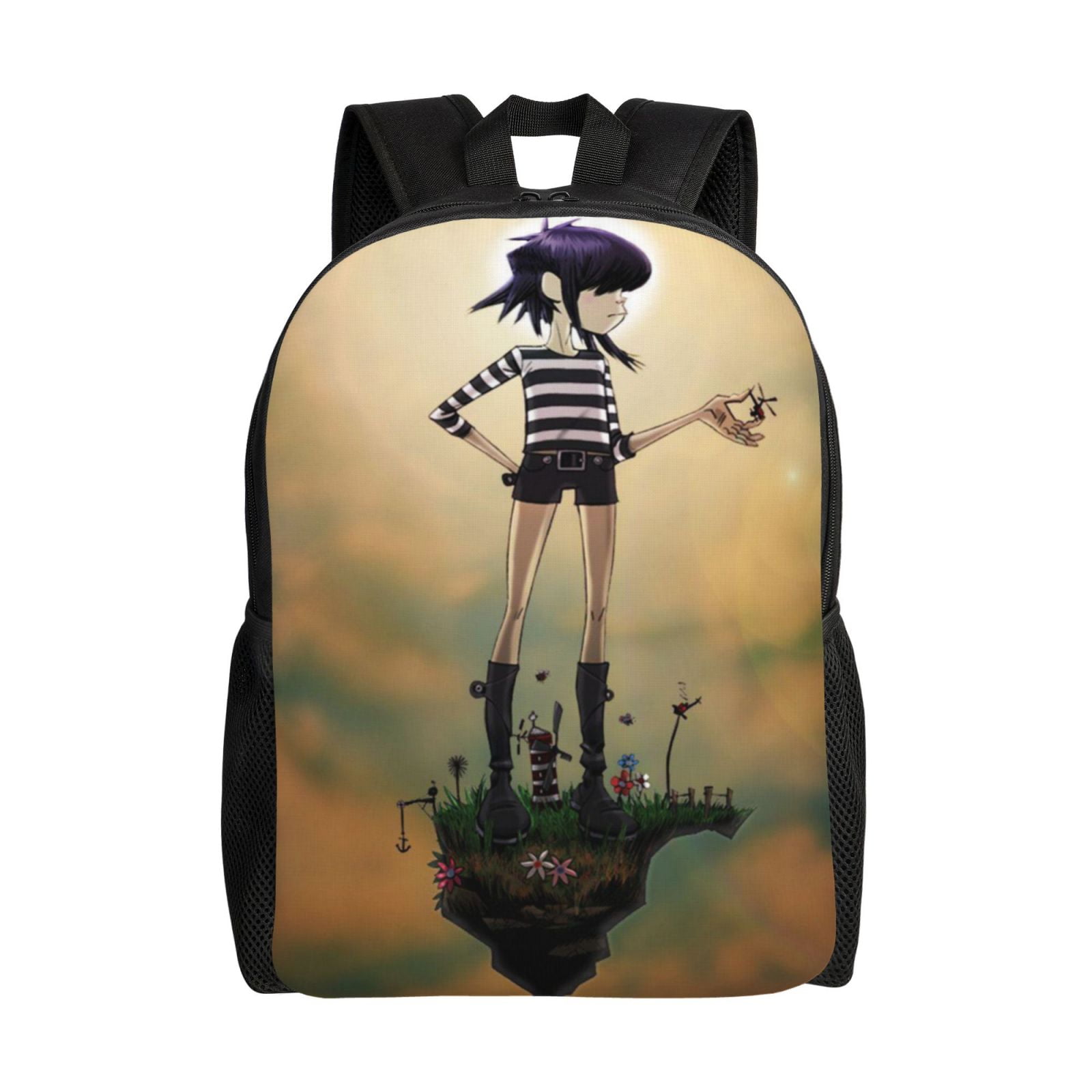 Gorillaz Laptop Backpack Lightweight Basic Unisex Daypack School Bag Student Bookbag Satchel ...