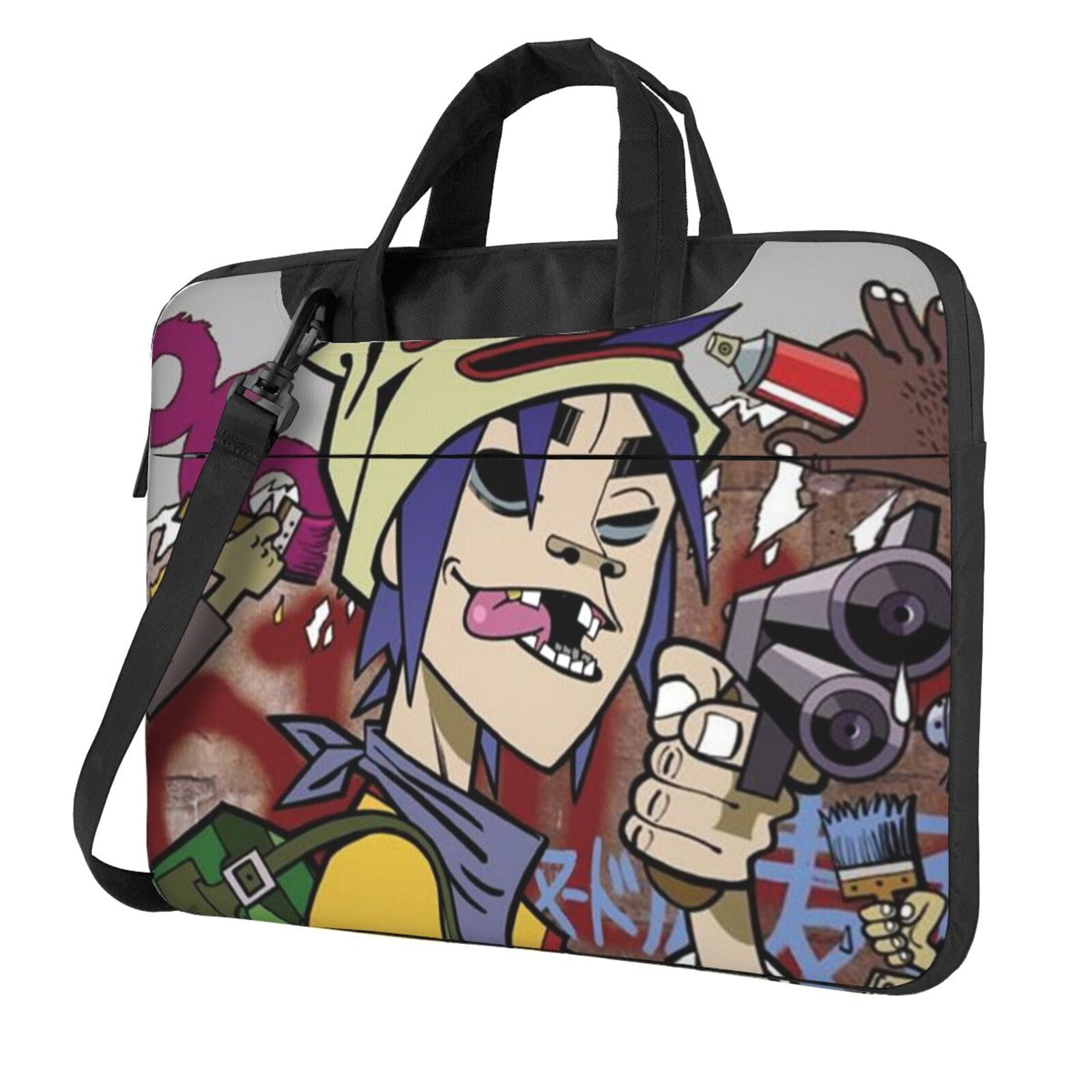 Gorillaz Laptop Carrying Case 13 Inch Laptop Bag Computer Protective Case Shoulder Strap ...