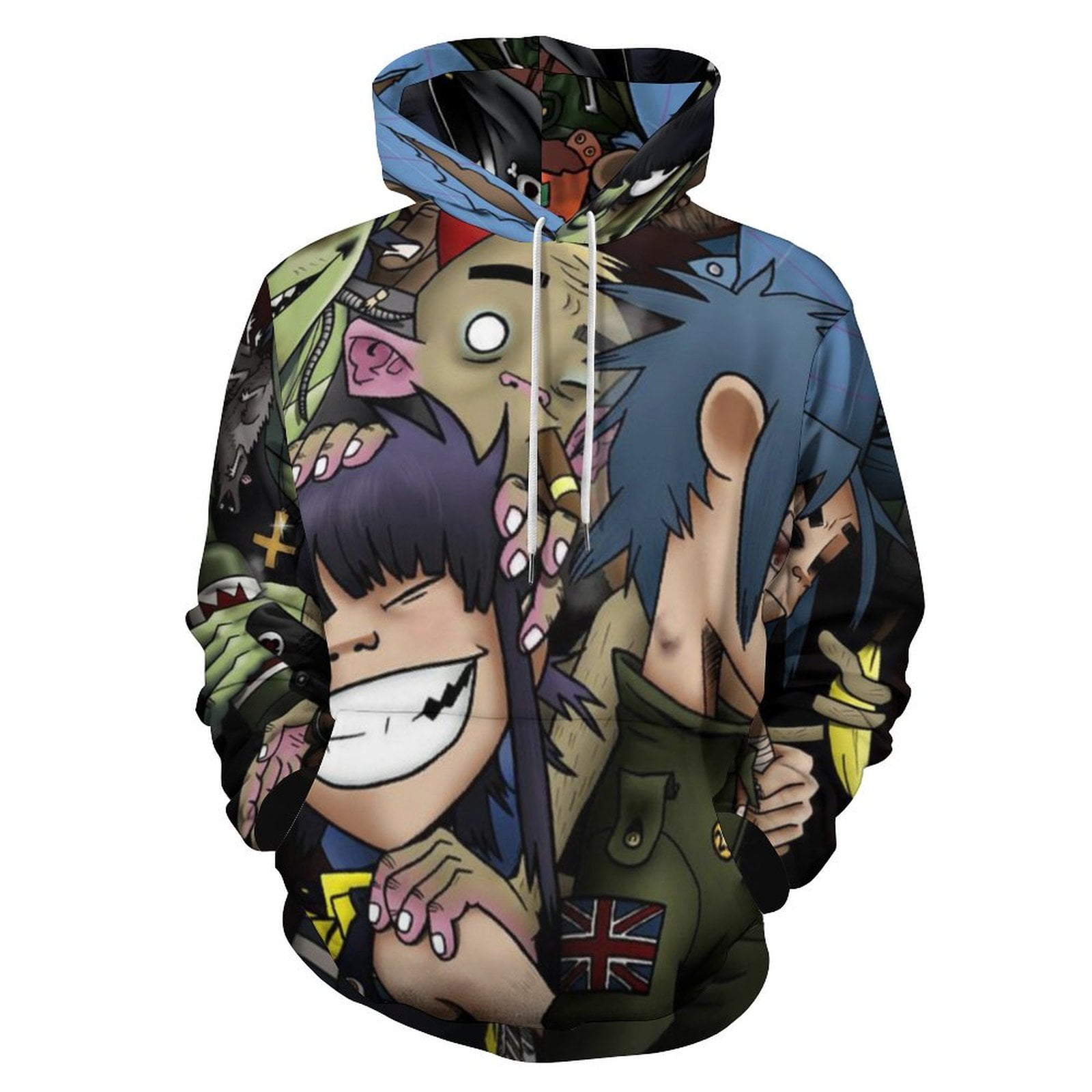 Gorillaz Music Poster Unisex Sweatshirts Hoodies 3D Printing Fashion ...