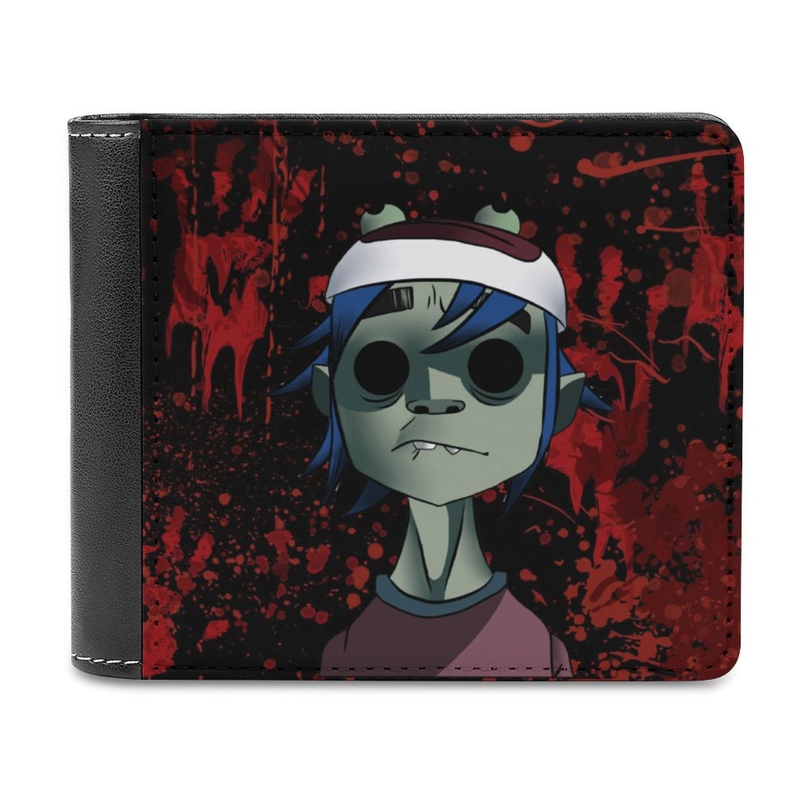 Gorillaz Noodle Anime PU Leather Wallet With Card Slots Bifold Wallet ...