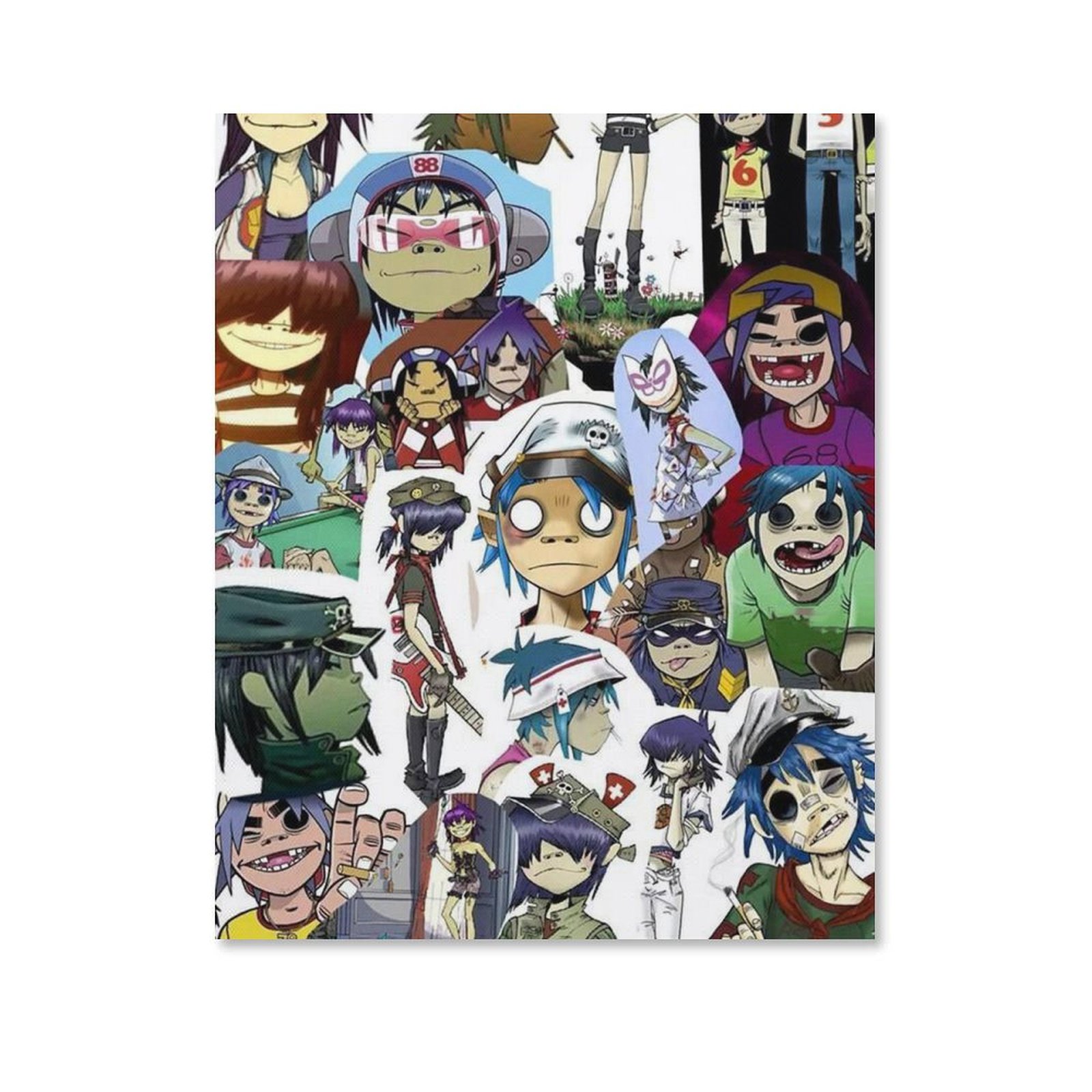 Gorillaz Noodle Music Decorative Painting Canvas Wall Poster Art ...