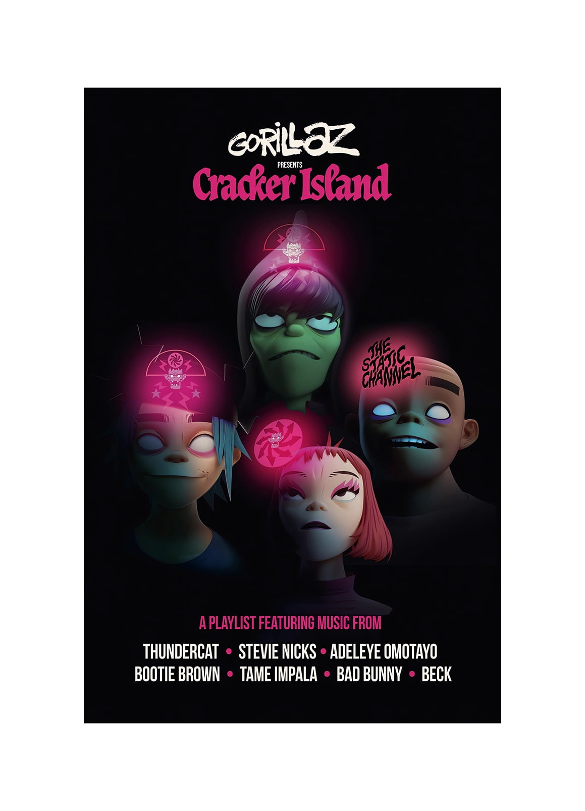 Gorillaz Poster Cracker Island Music Album Cover Posters Prints Bedroom ...