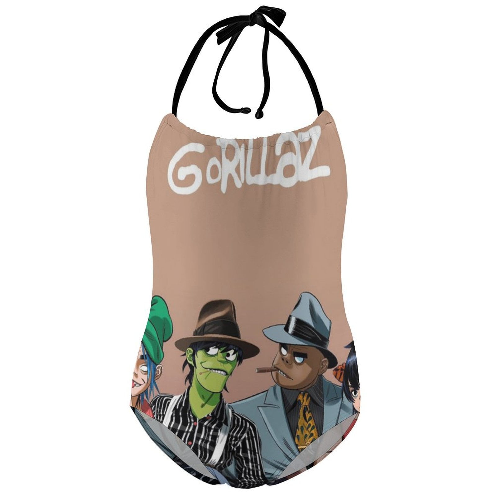 Gorillaz Sing Girl's Swimsuit One-piece Summer Hawaii Beach Kid's ...