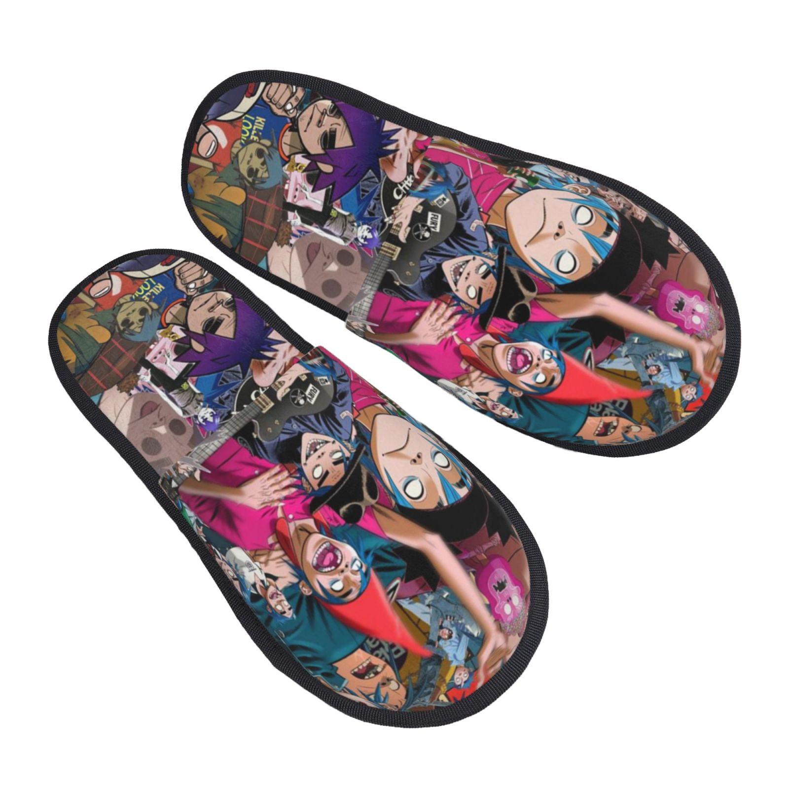 Gorillaz Winter Home Slippers Warm House Shoes Cozy Plush Cotton ...