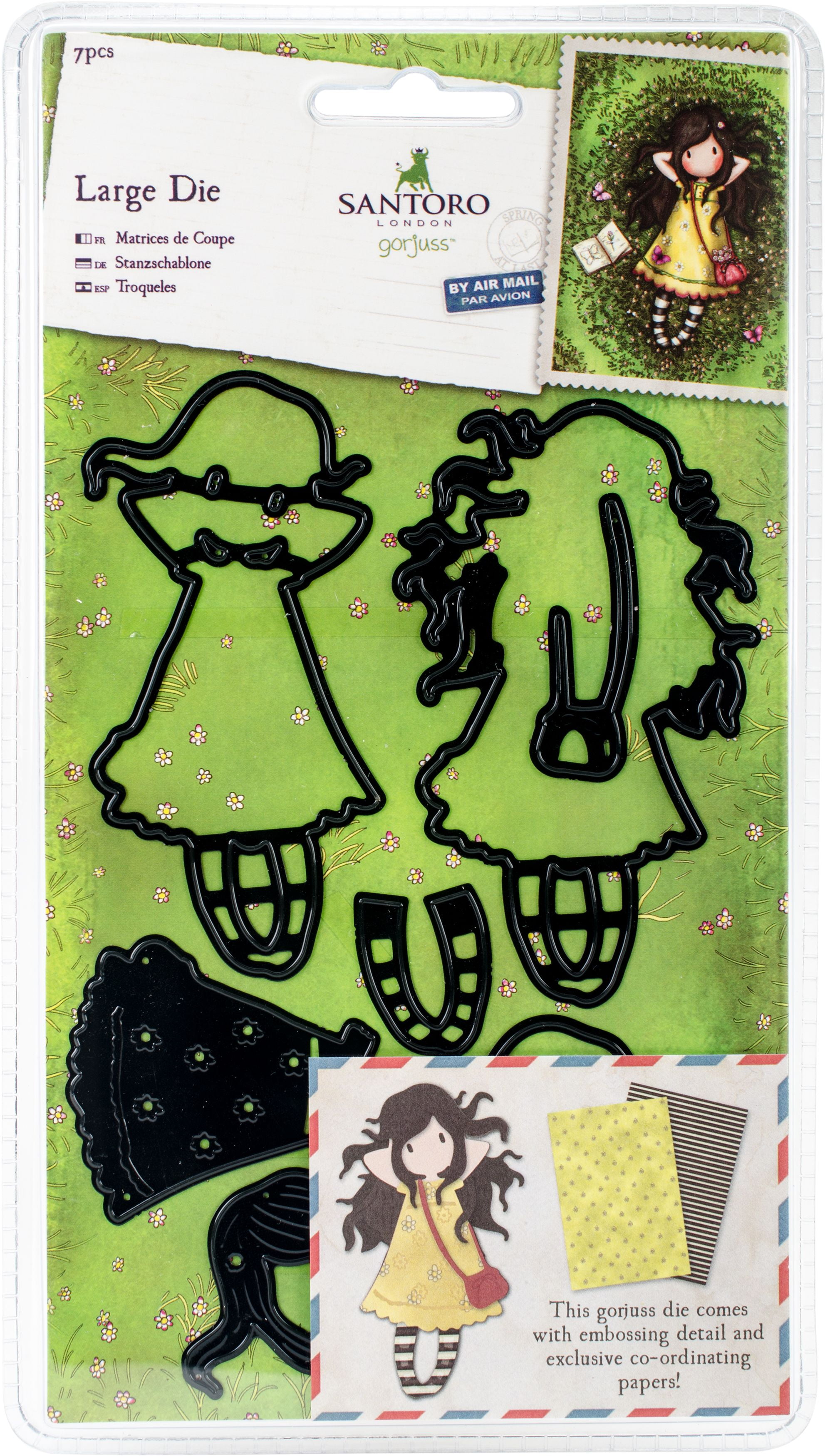 Gorjuss Santoro Decorative Dies - Postal Spring At Last, 7 Pieces ...