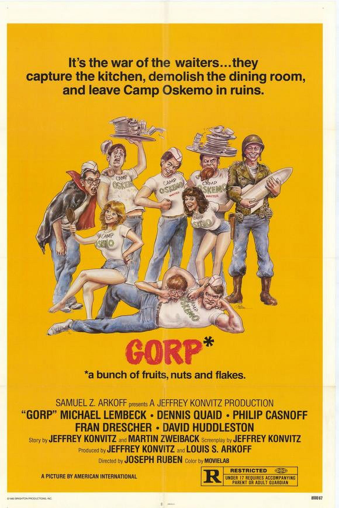Gorp - movie POSTER (Style A) (11" x 17") (1980) - Walmart.com