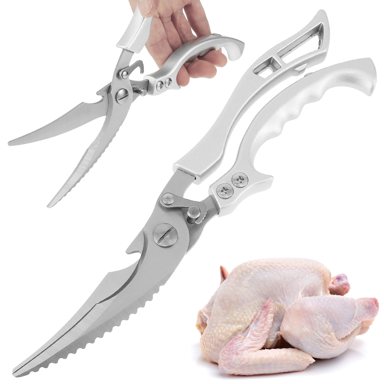 Gorware Kitchen Scissors 420 Stainless Steel Kitchen Shears Heavy-Duty ...