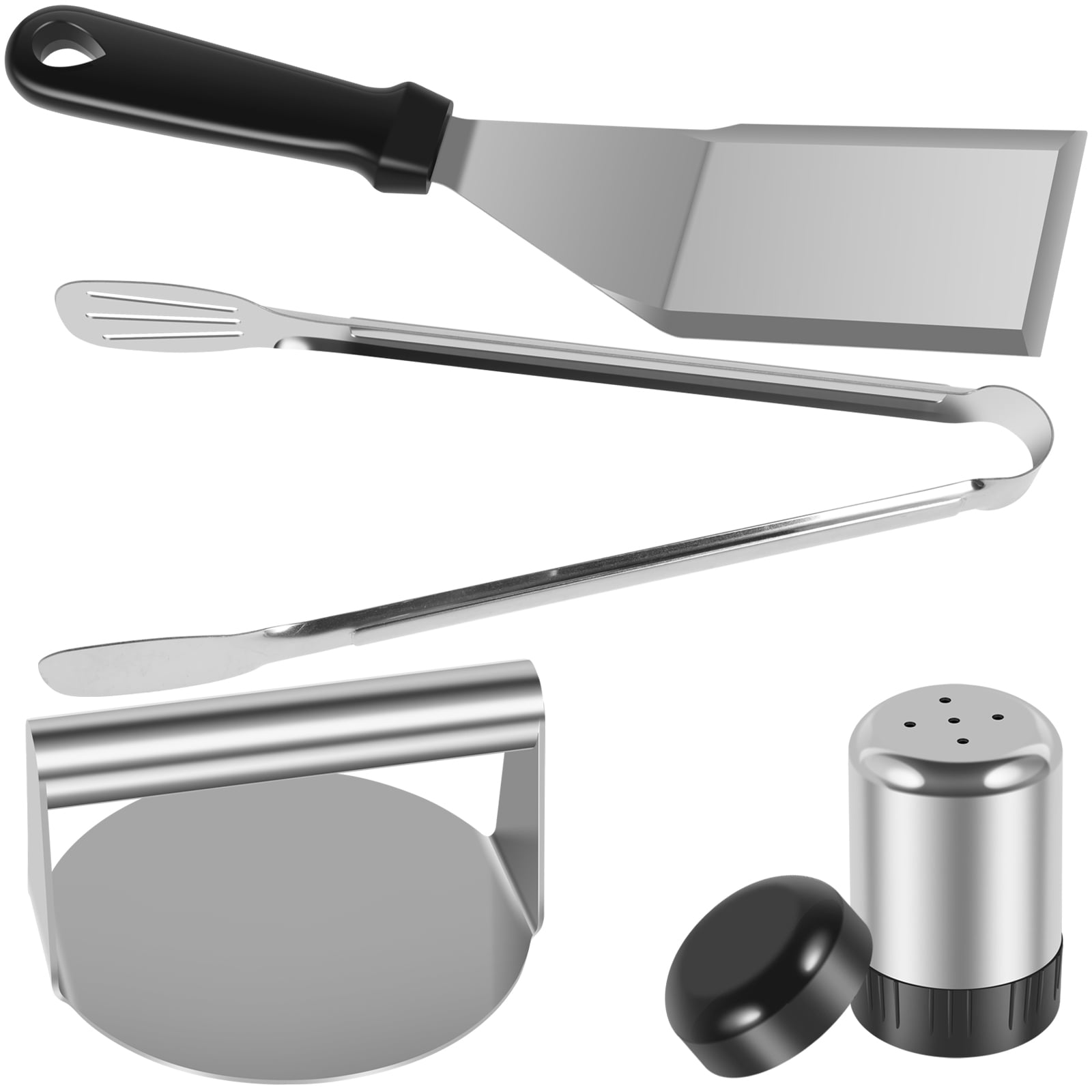 Gorware Smashed Burger Kit Stainless Steel Burger Press Set Meat Steak ...