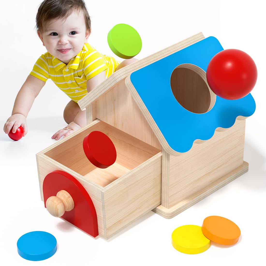 Goryeo Baby Montessori Full OIF8 Size Object Permanence Box with Tray ...