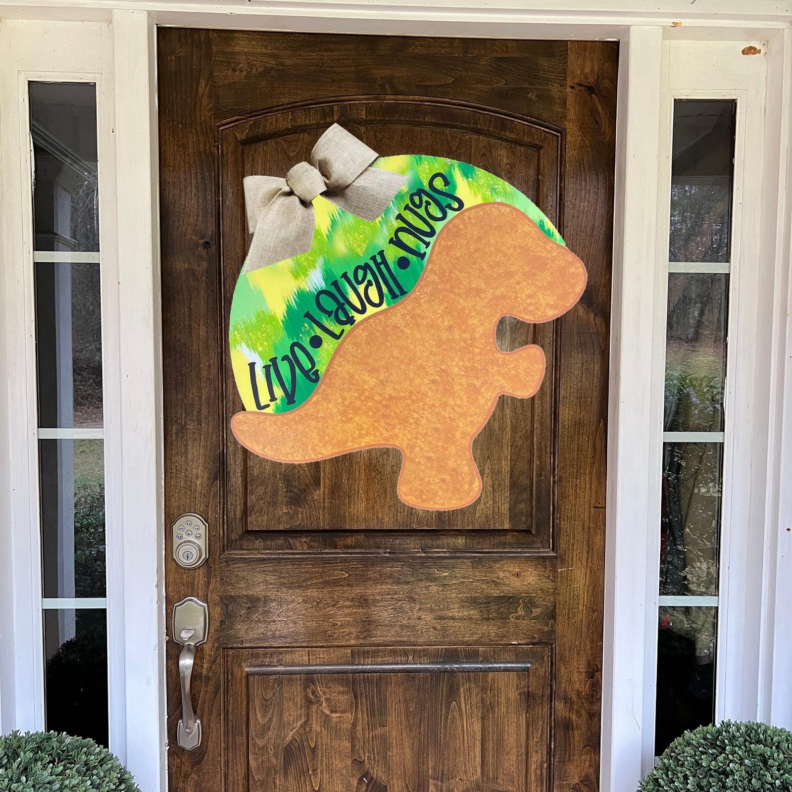 Goseagotofun New Funny Chicken Dinosaur Door Door Sign Funny Dinosaur ...