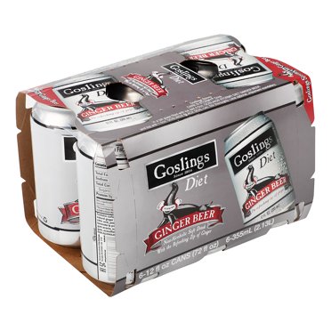 Barritt's Bermuda Stone Ginger Beer, 12 fl oz, 6 Pack Cans - Walmart.com