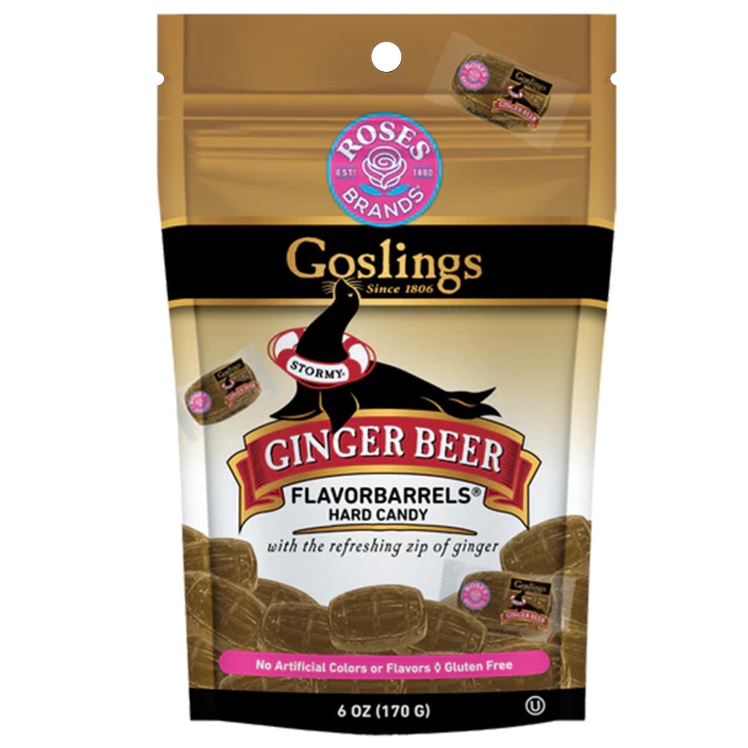 Goslings Ginger Beer Flavored Barrels 6oz Bag - Walmart.com