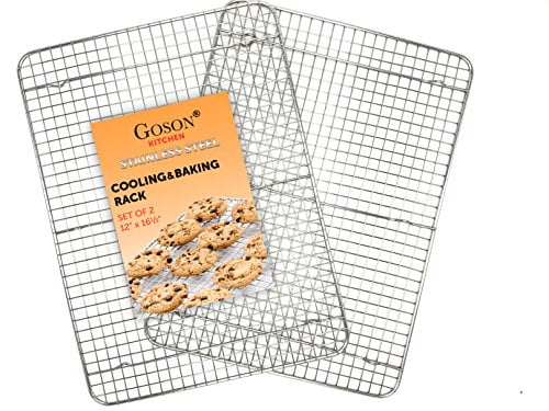 Goson Kitchen Stainless Steel Heavy Duty Metal Wire Cooling, Cooking ...