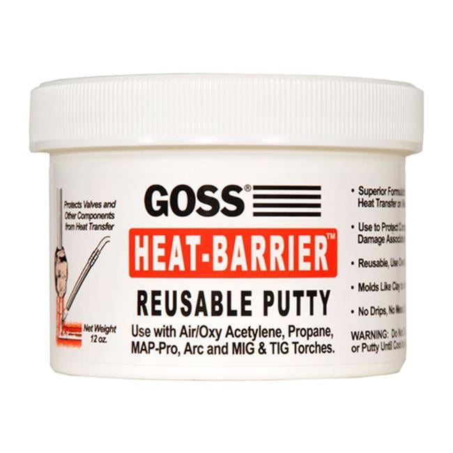 Goss Heat-Barrier Reusable Putty, 12 oz, Pink - 6 EA (328-G-9000 ...