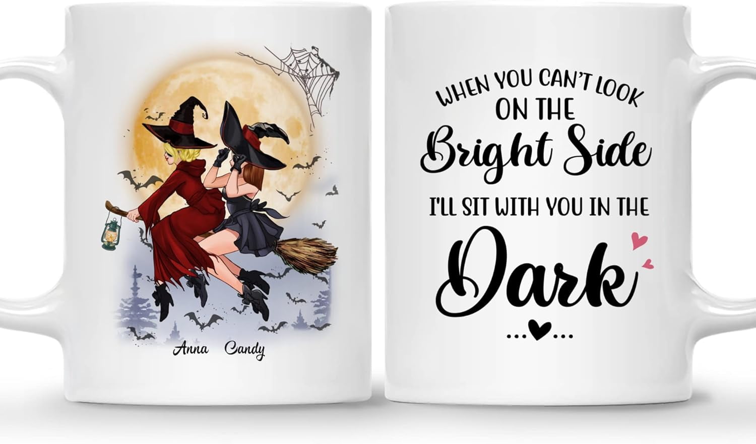 Gossby Personalized Sister Witches Coffee Mug - Custom Sister Gift from ...