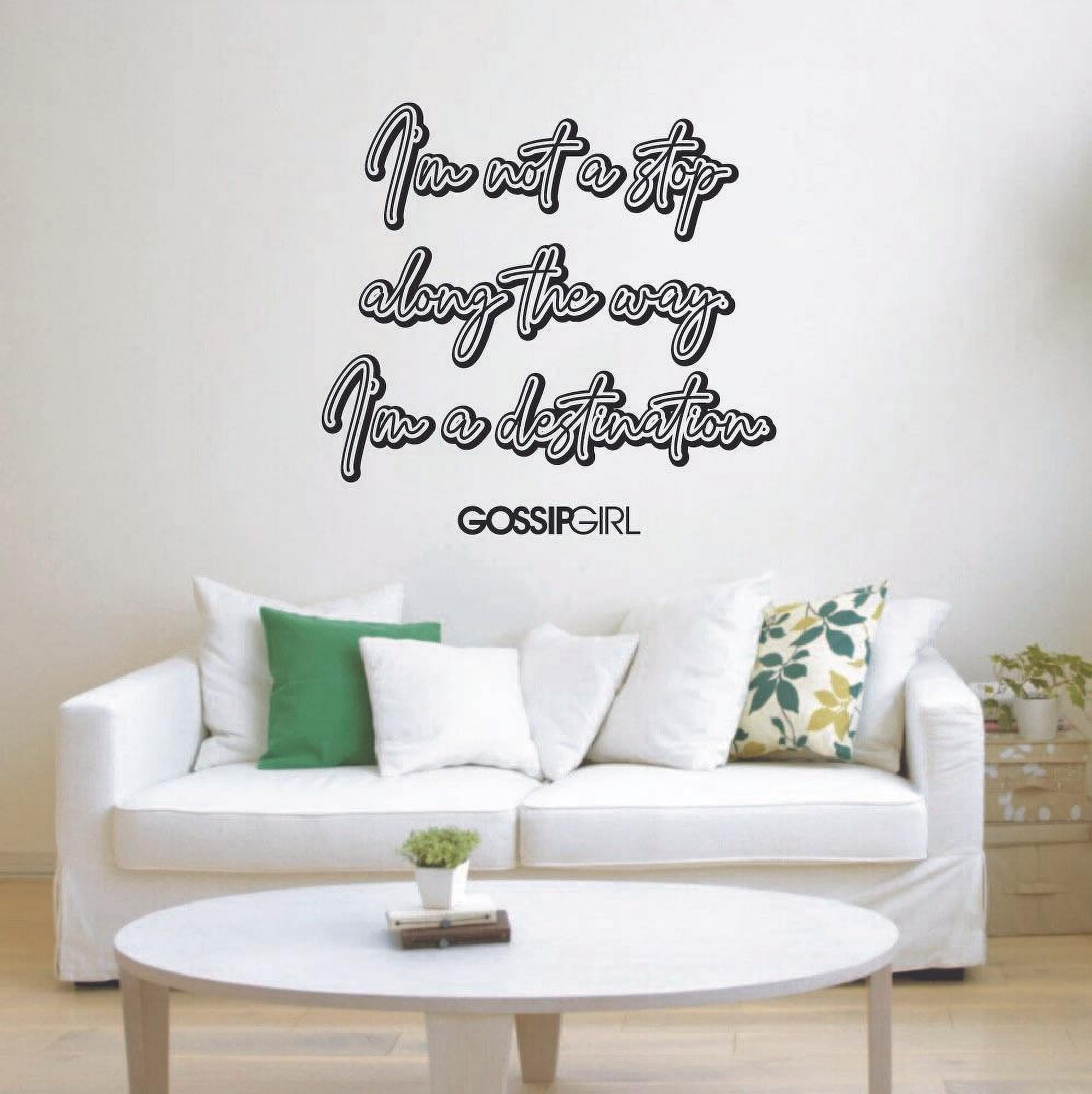 Gossip Girl American Teen Drama Series Quote Quotes Im Not A Stop Along ...