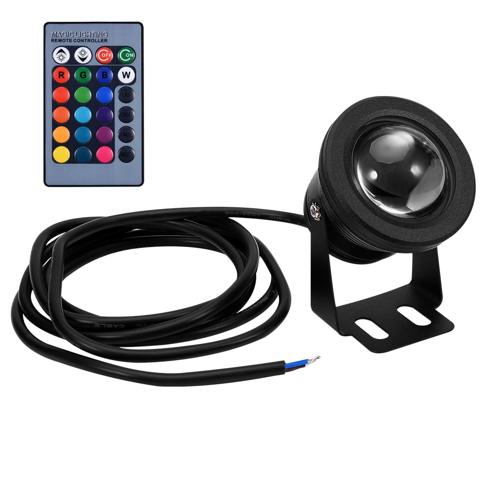 Gostoto 12V RGB LED Underwater Spotlight Waterproof Outdoor Light ...
