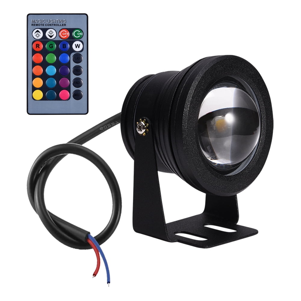 Gostoto 12V RGB LED Underwater Spotlight Waterproof Outdoor Light ...