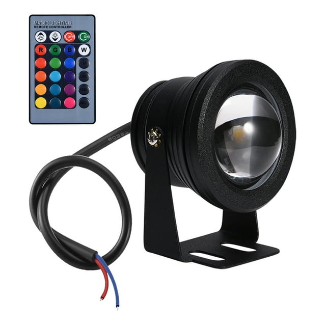 Gostoto 12V RGB LED Underwater Spotlight Waterproof Outdoor Light ...