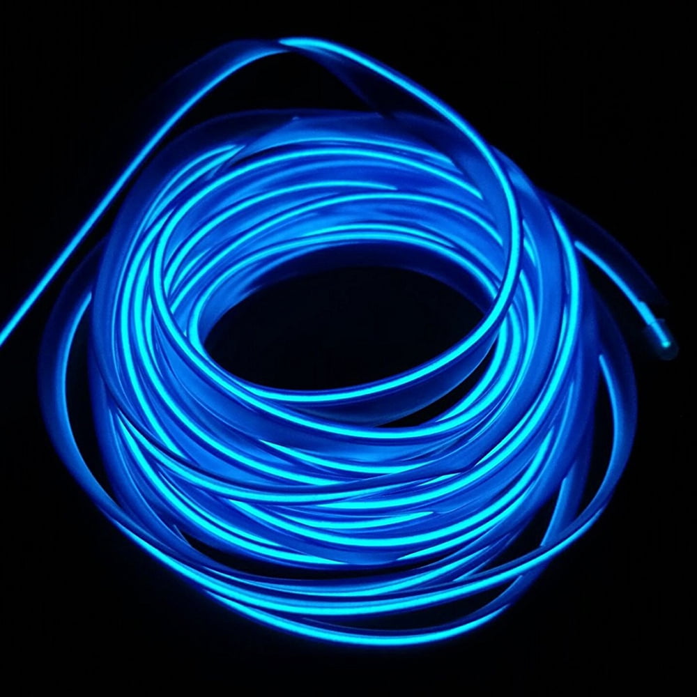Gostoto 2/3/5M 12V EL Car Interior Light LED Glowing Electroluminescent ...