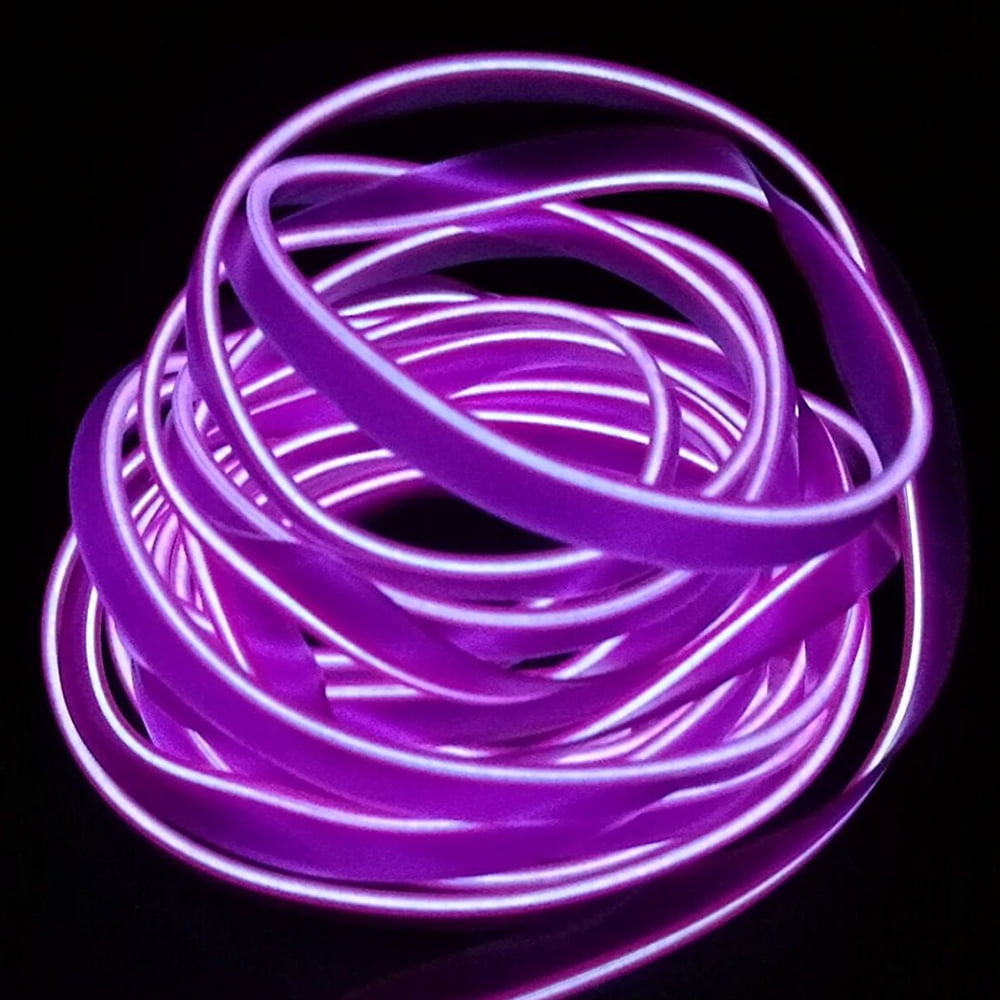 Gostoto 2/3/5M 12V EL Car Interior Light LED Glowing Electroluminescent ...