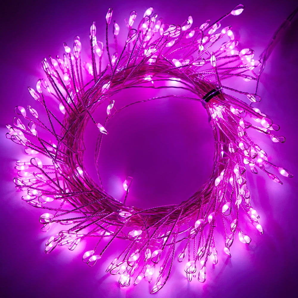 Gostoto 3M/6M 100/200LED Firecracker Fairy String Lights USB Operated ...