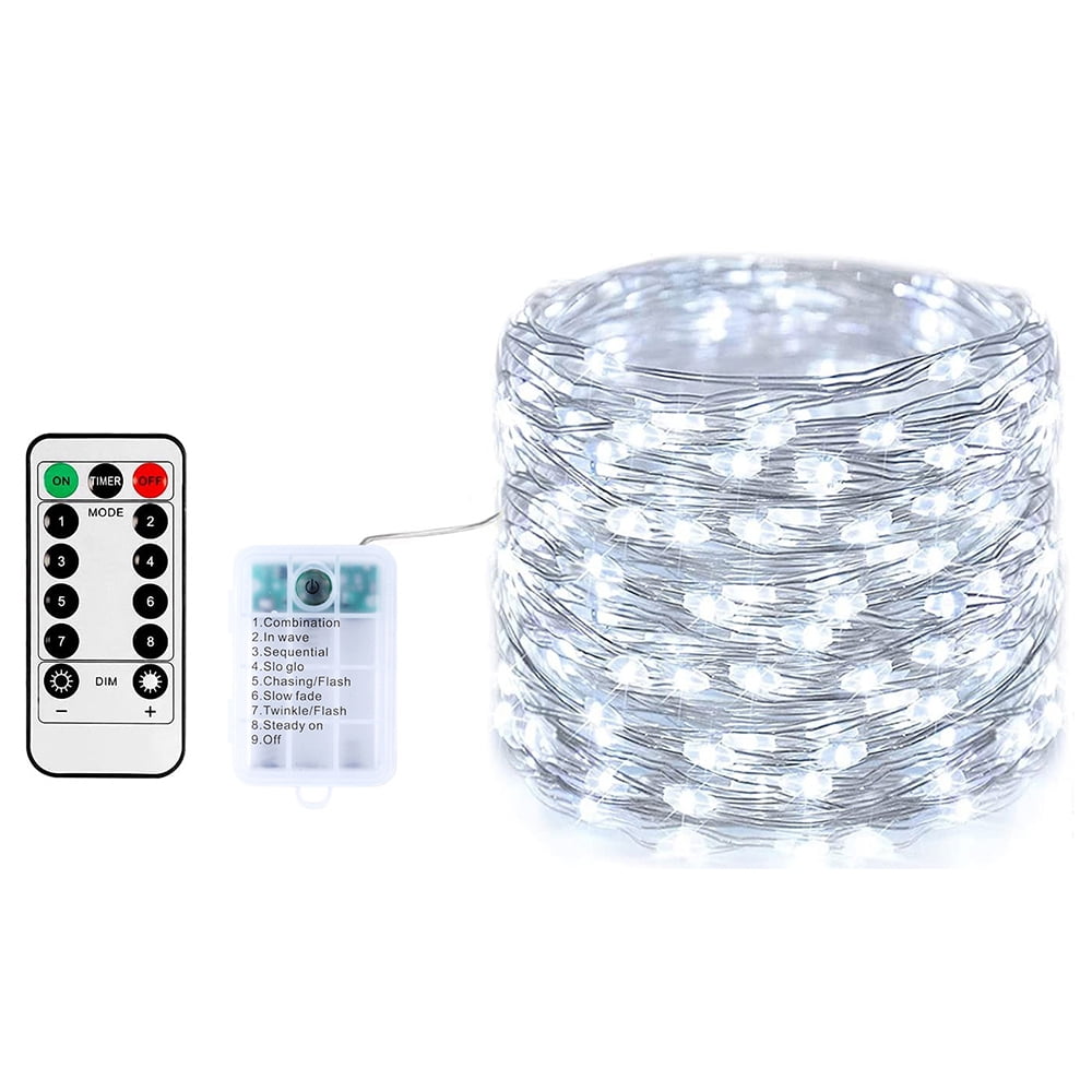 Gostoto 5-10M 50-100LEDs Copper Wire LED String Lights Waterproof Fairy ...