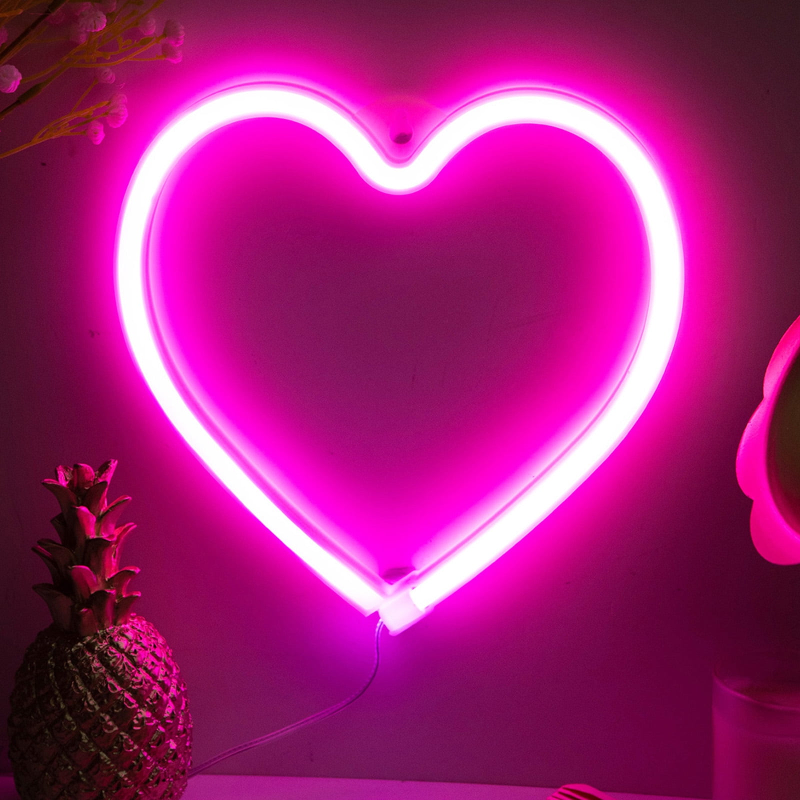 Gostoto Battery USB Powered Led Neon Signs for Bedroom Kids Room ...