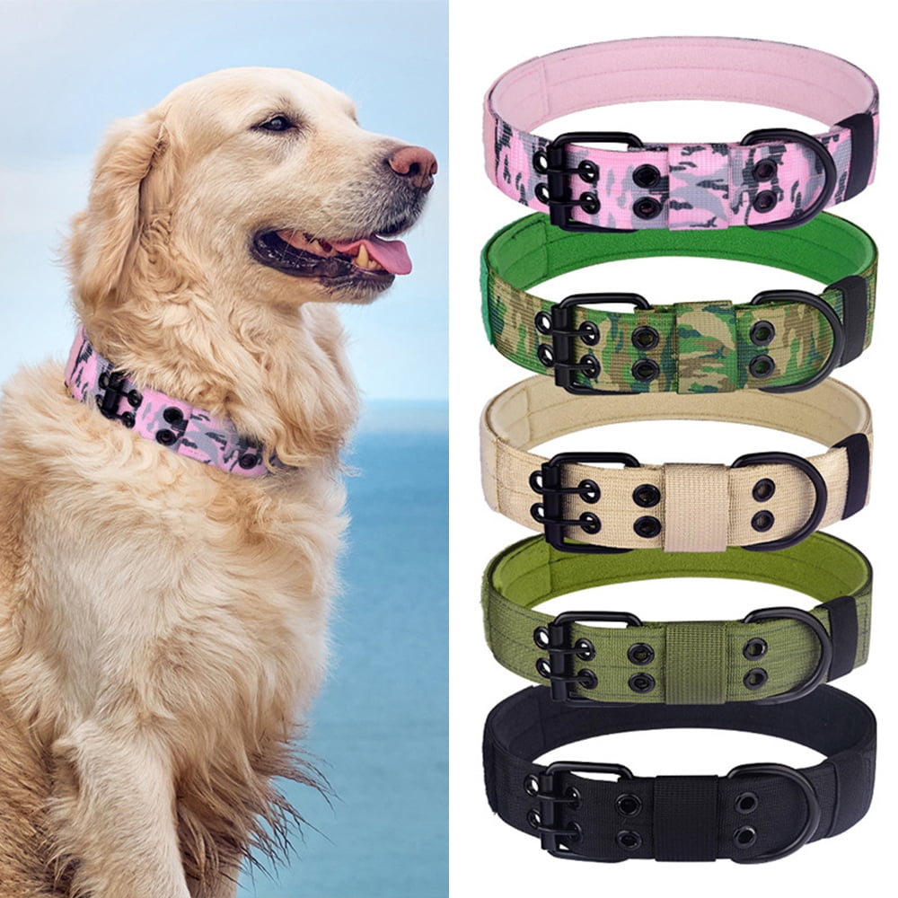 Gostoto Dog Collar,Camouflage Nylon Anti-Strain Standard Dog Collar For ...