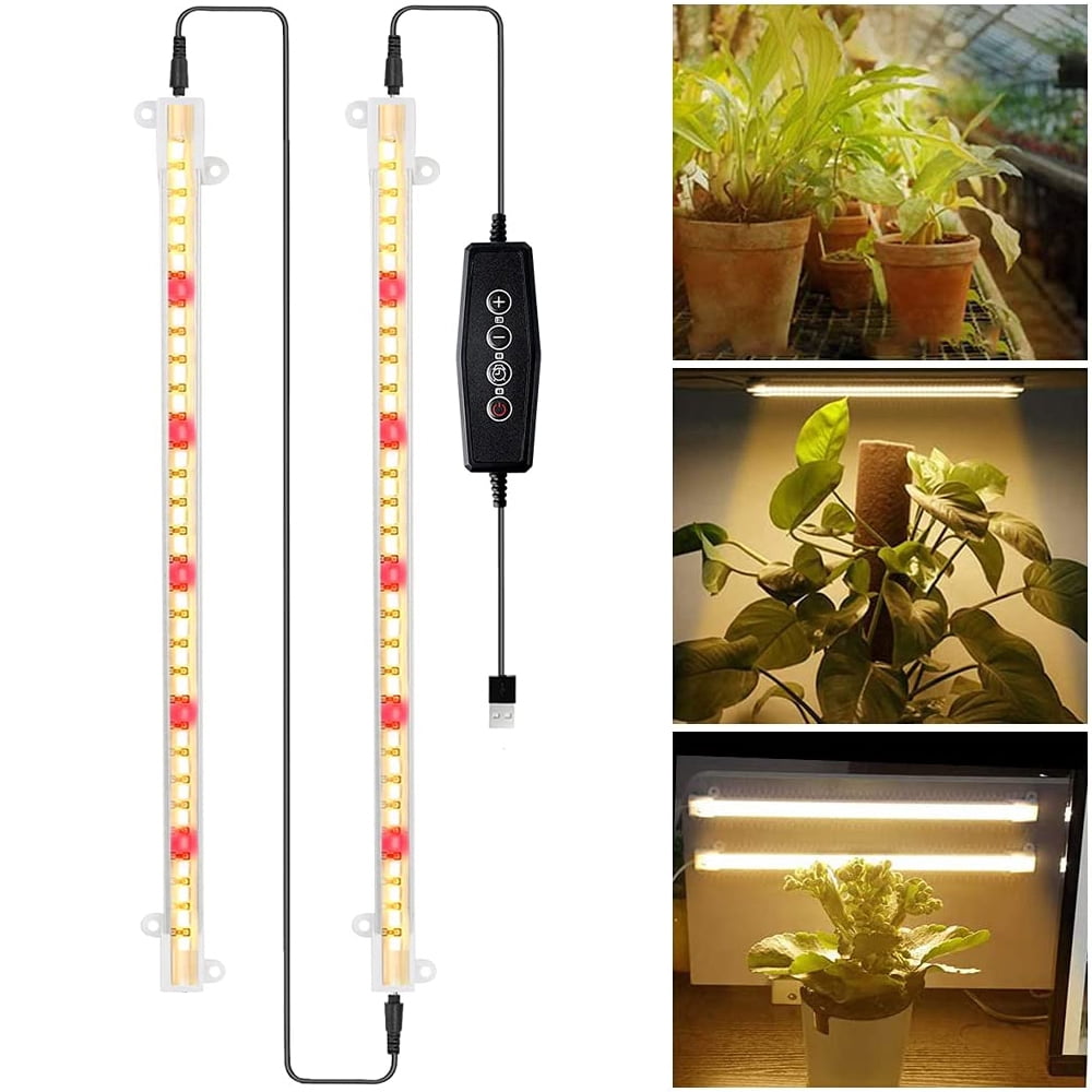 Gostoto LED Grow Light Strips 3500K Full Spectrum Sunlight Dimmable ...