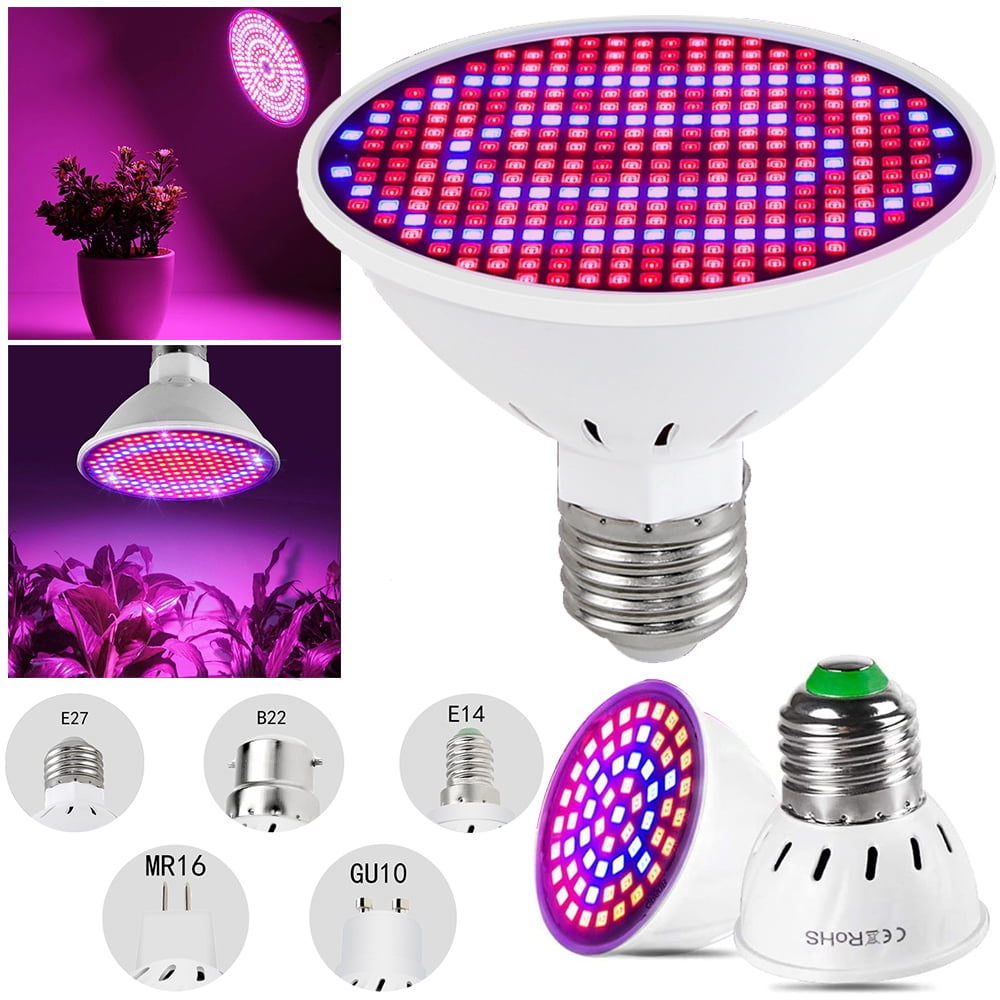 Gostoto LED Plant Grow Light Bulb 48LEDs-300LEDs SMD2835 Plant Light ...