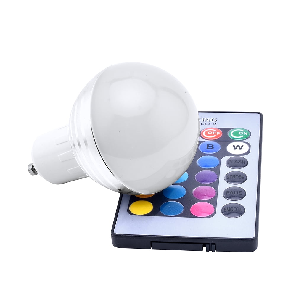 Gostoto LED RGB Bulb Lamp E14 E27 B22 GU10 MR16 AC85-265V 3W RGB LED ...