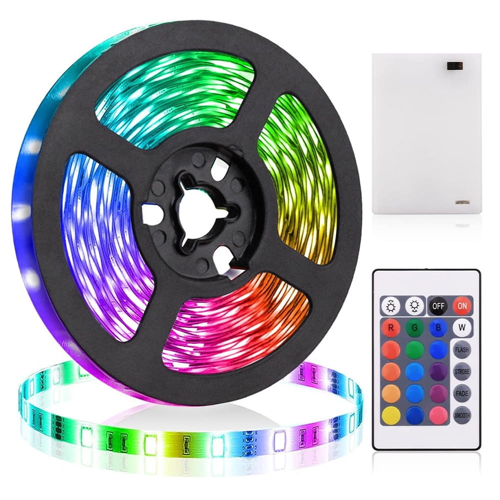 Gostoto LED Strip Lights RGB Color Changing Lights Waterproof Flexible ...