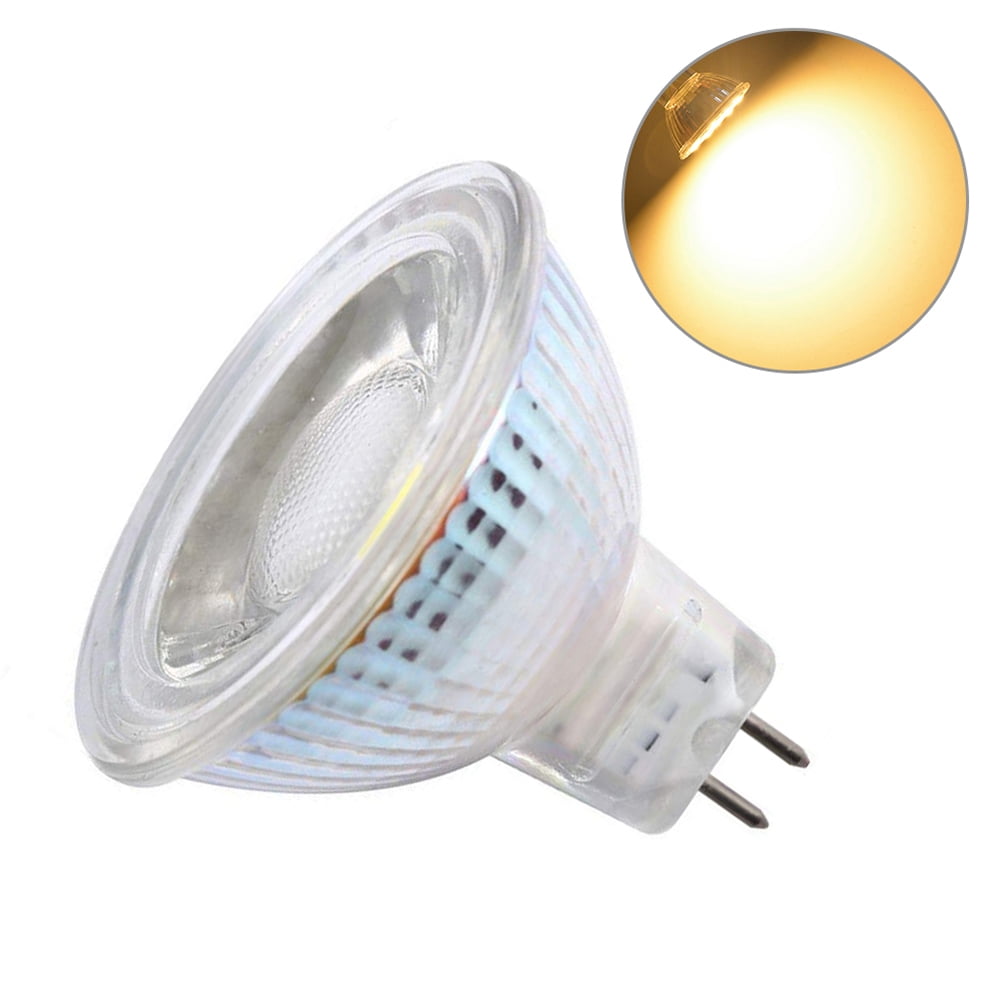 Gostoto MR16 LED Spotlight Light Bulbs 50 Watt Equivalent 5W Full Glass ...