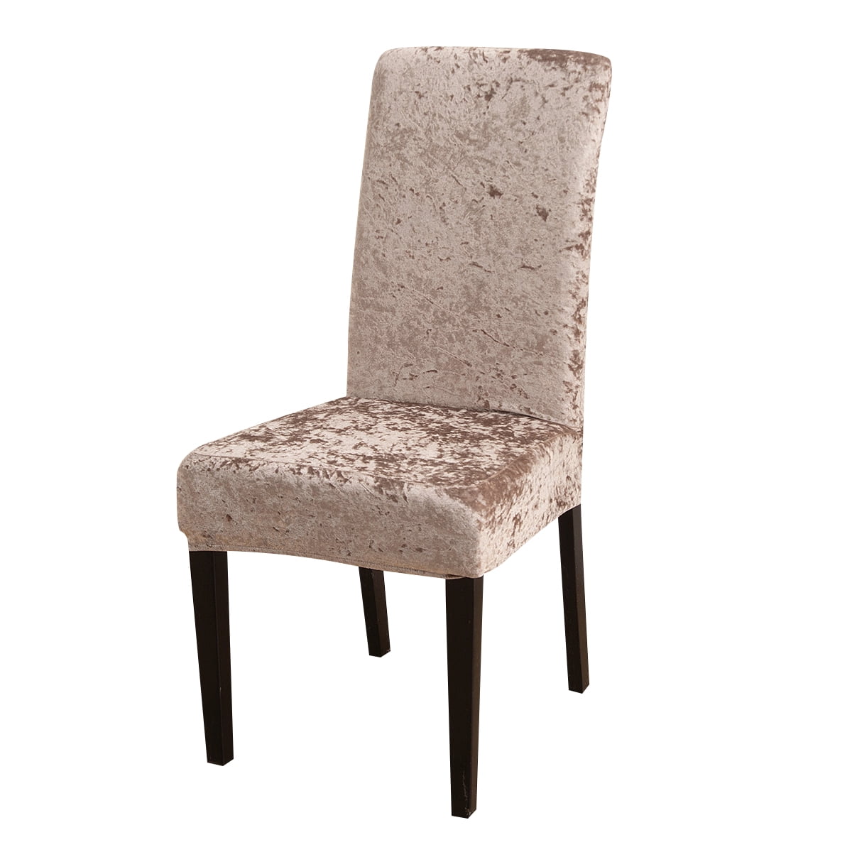 Gostoto Spandex Velvet Stretch Chair Cover Wedding Banquet Slipcover ...