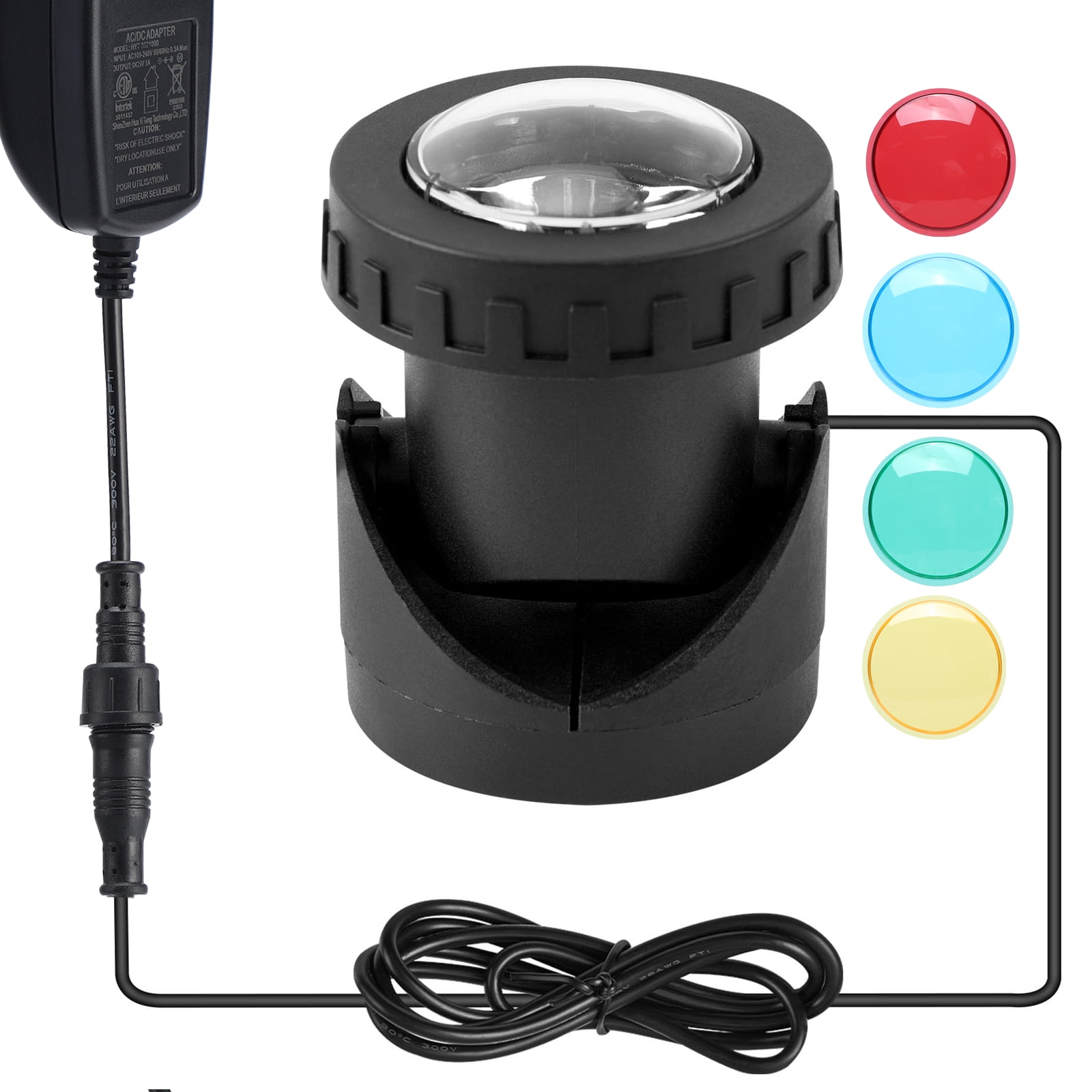 Gostoto Submersible Lights with Lens IP68 Underwater Lights Aquarium ...