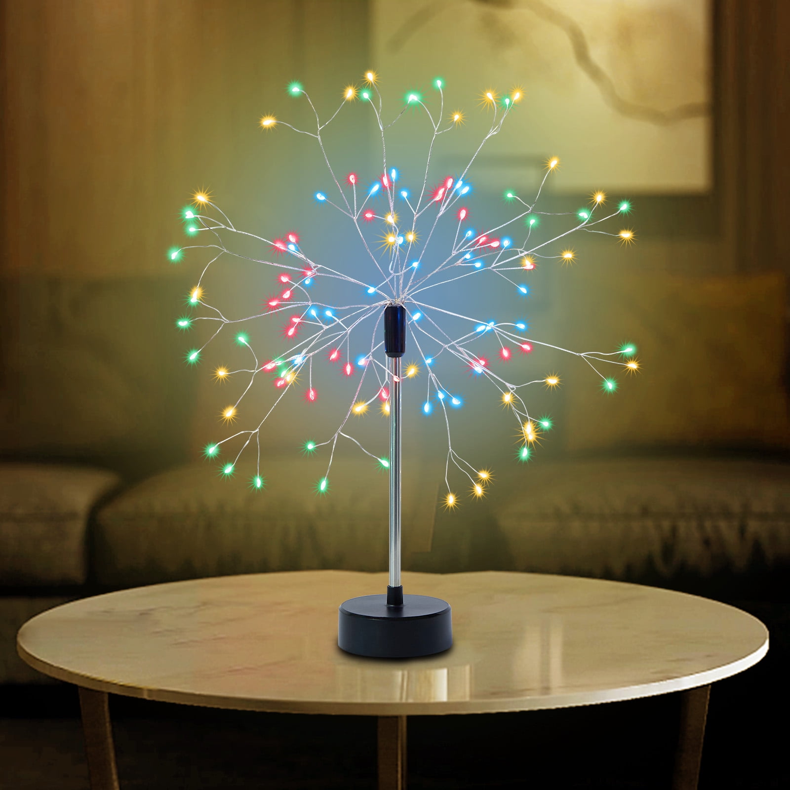 Gostoto USB Battery Operated Starburst Table Lamp Waterproof LED ...