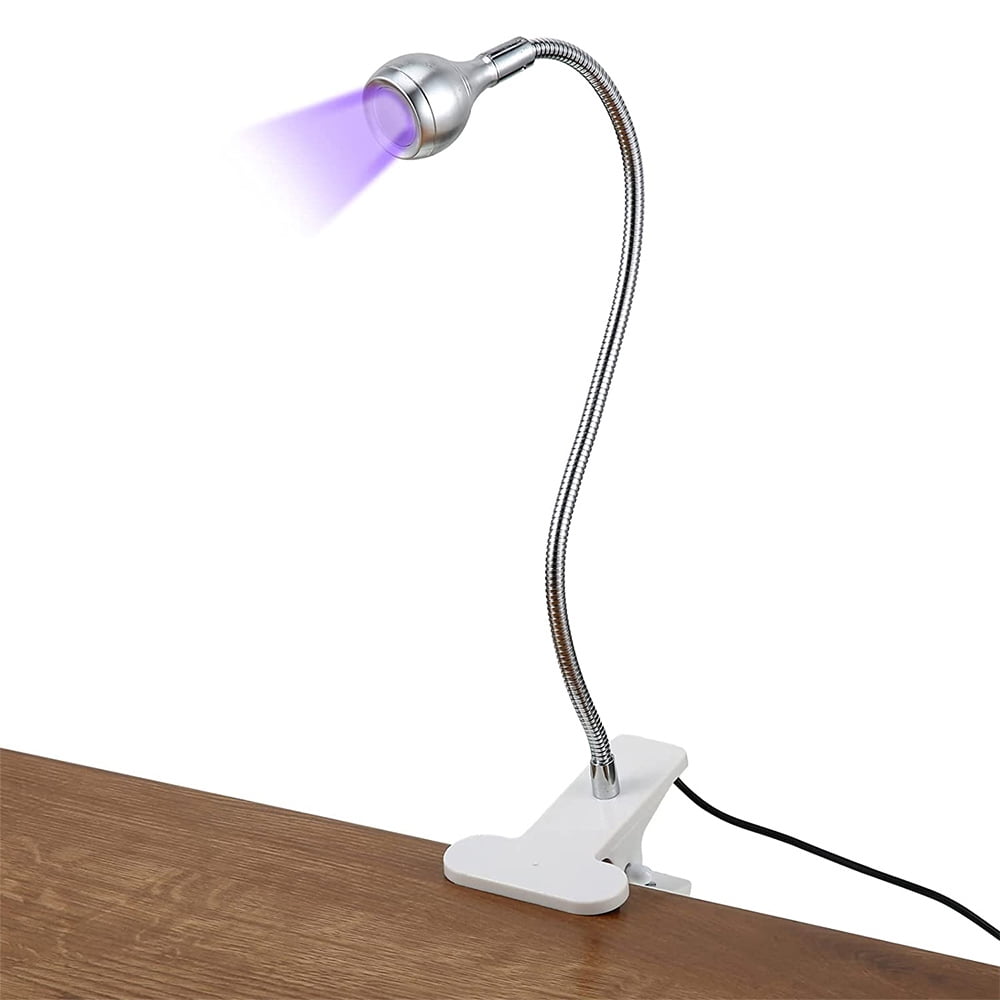 Gostoto USB powered Mini Portable Gooseneck Desk Light LED Black Light ...