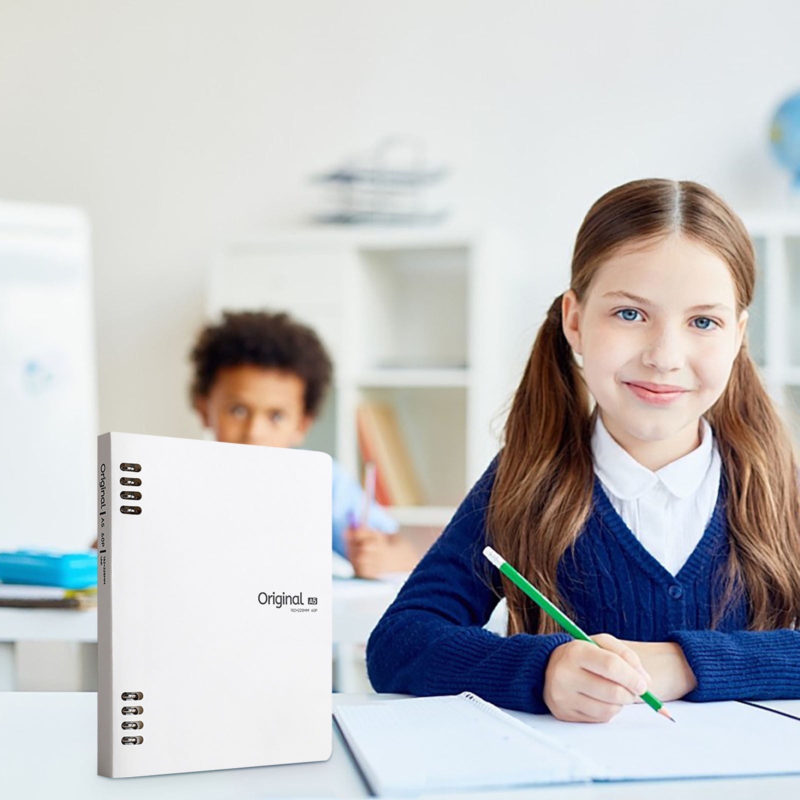 Gosuguu A5 Non Irritating Loose Leaf Notebook, Kraft Paper Detachable ...