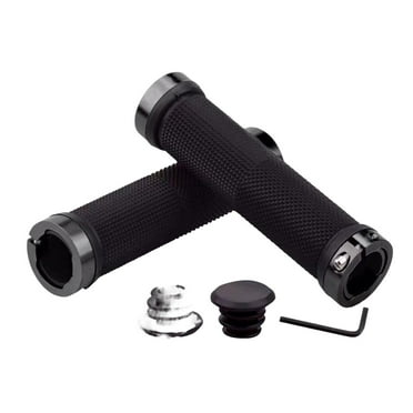 TOPCABIN Bicycle Grips,Double Lock on Locking Bicycle Handlebar Grips ...