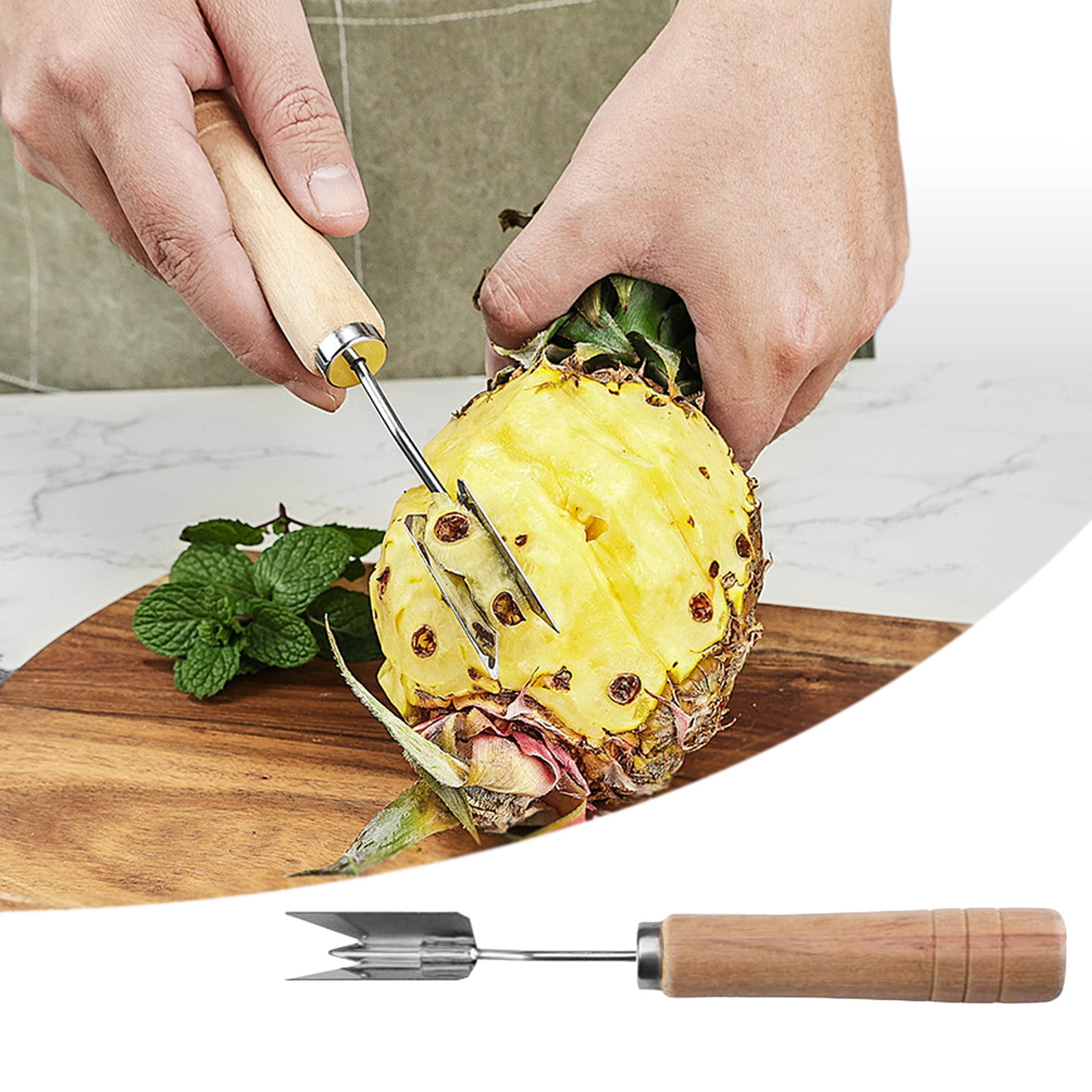 Gosuguu Deals of The Day Clearance! Pineapple Peeling Knife V-shaped, Pineapple Eye Remover ...