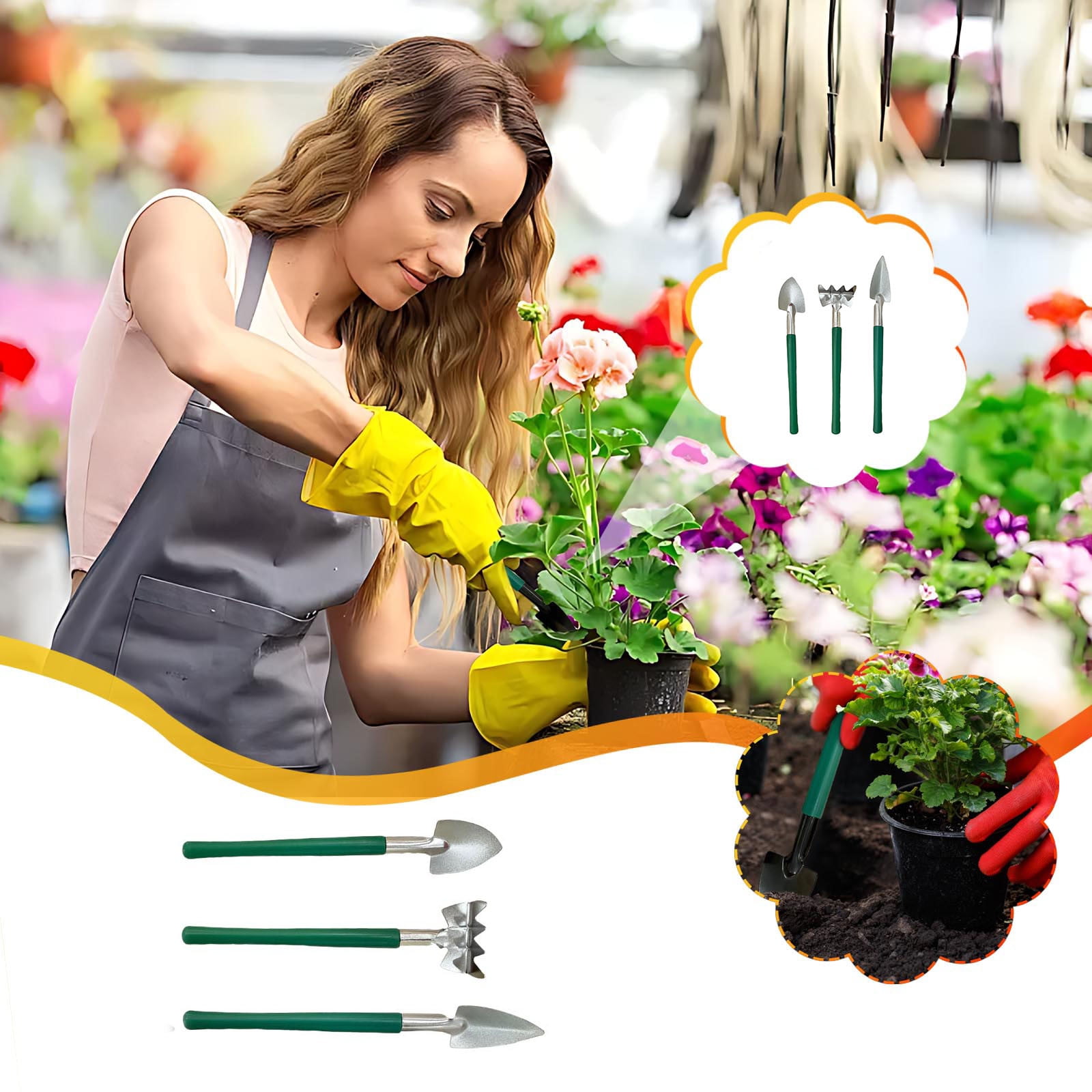 Gosuguu Deals of The Day Clearance! Plant Gardening Loosening Tool Set ...