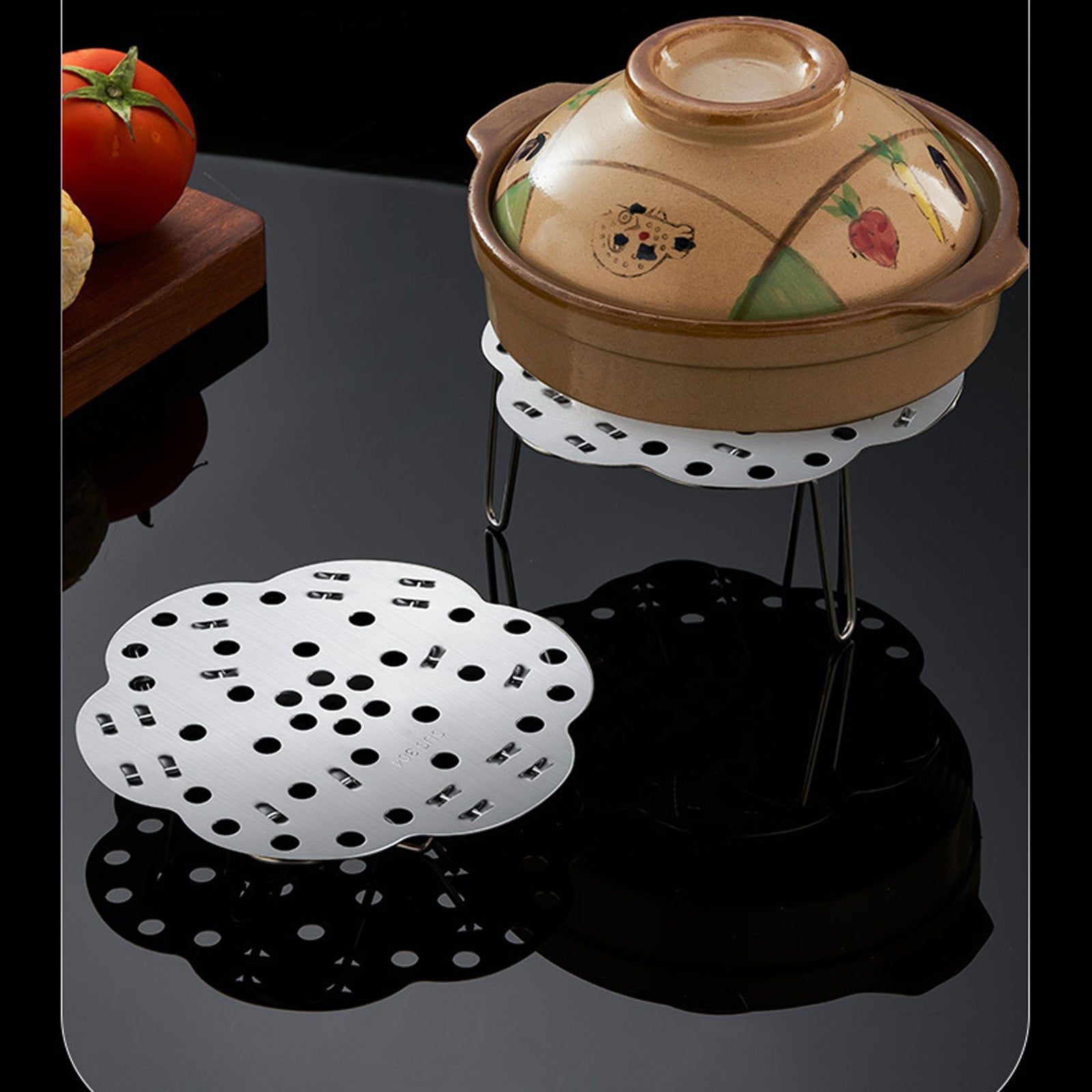 Gosuguu Multifunctional Steaming Rack, Folding Telescopic Steaming Tray ...