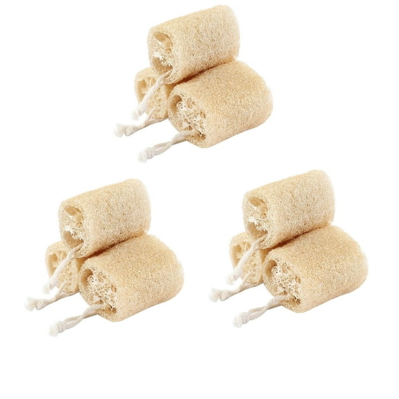 Gosuguu Natural Loofah Cleaning Pads for Kitchen Dishes Pots and Pans ...