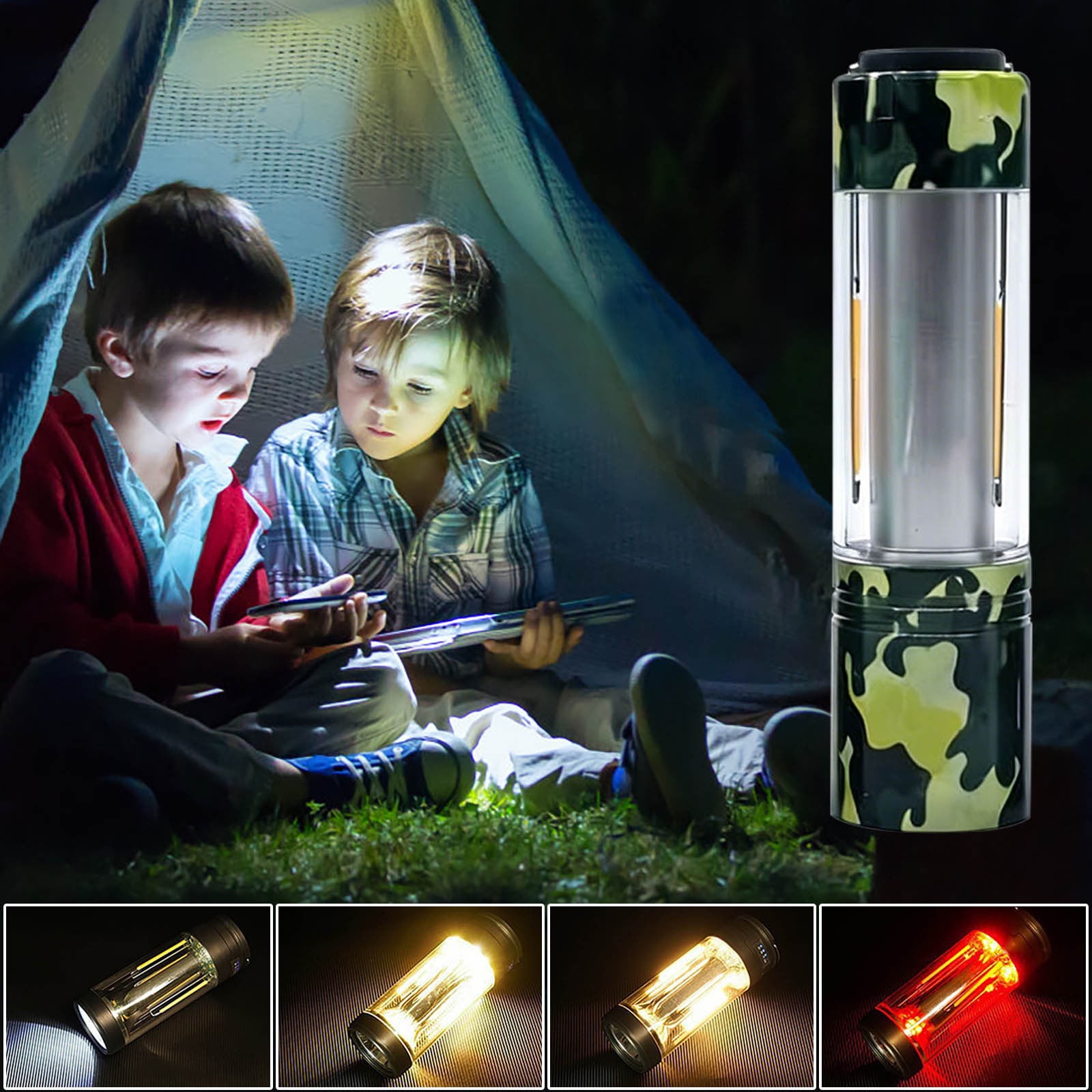 Gosuguu Rechargeable High Power LED Flashlight for Outdoor Camping and ...