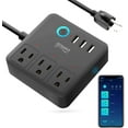Gosund Smart Power Strip, 3 USB Ports, WiFi Control, Surge Protector ...