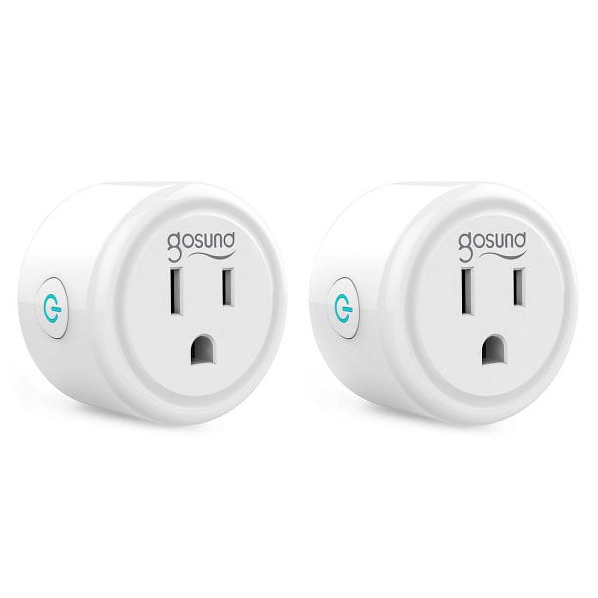 Gosund Mini Smart Plug Works with Alexa and Google Home, APP Control ...