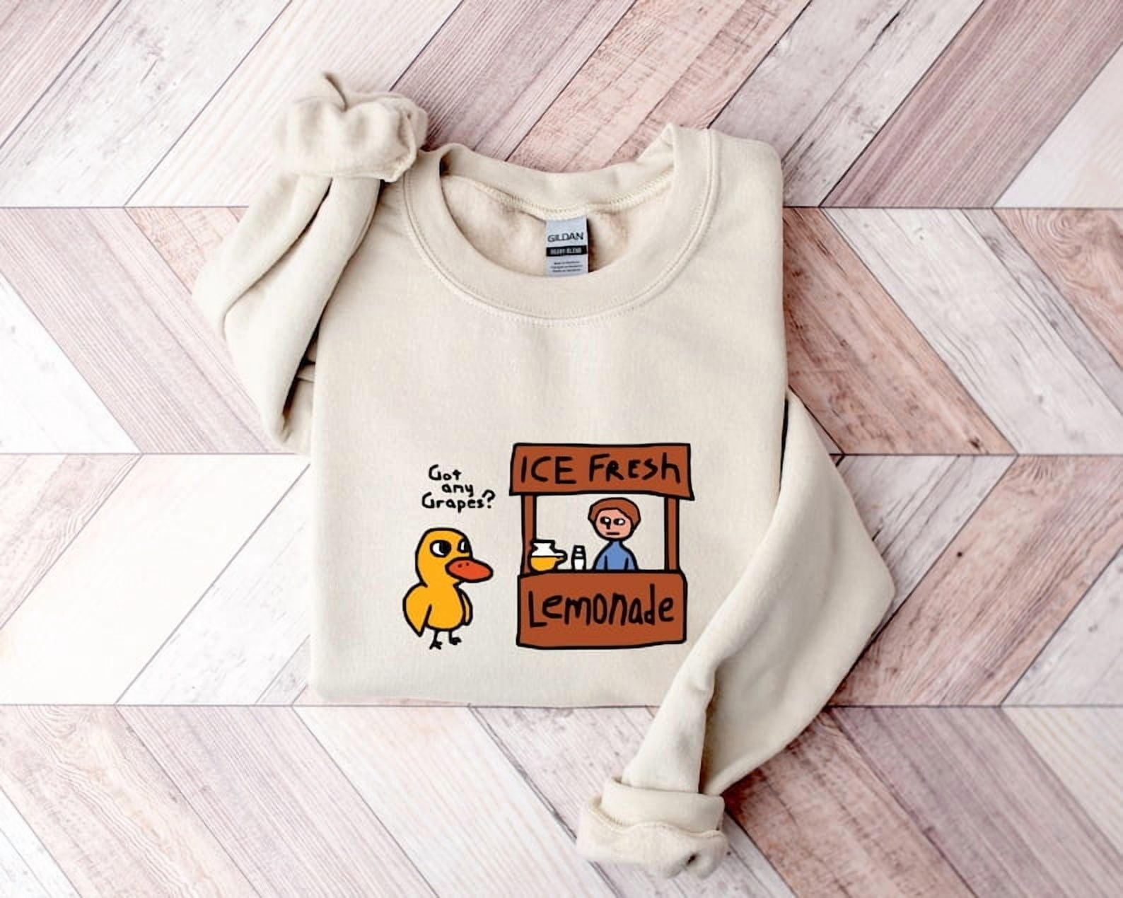 Got Any Grapes Sweatshirt, The Duck Song Sweatshirt, Cute Duck ...