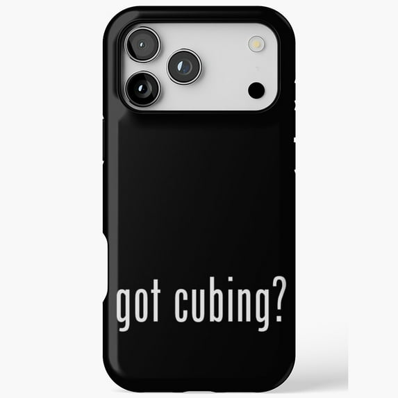 Got Cubing White On Black Art Phone Case for iPhone 11 12 13 14 15 16 ...