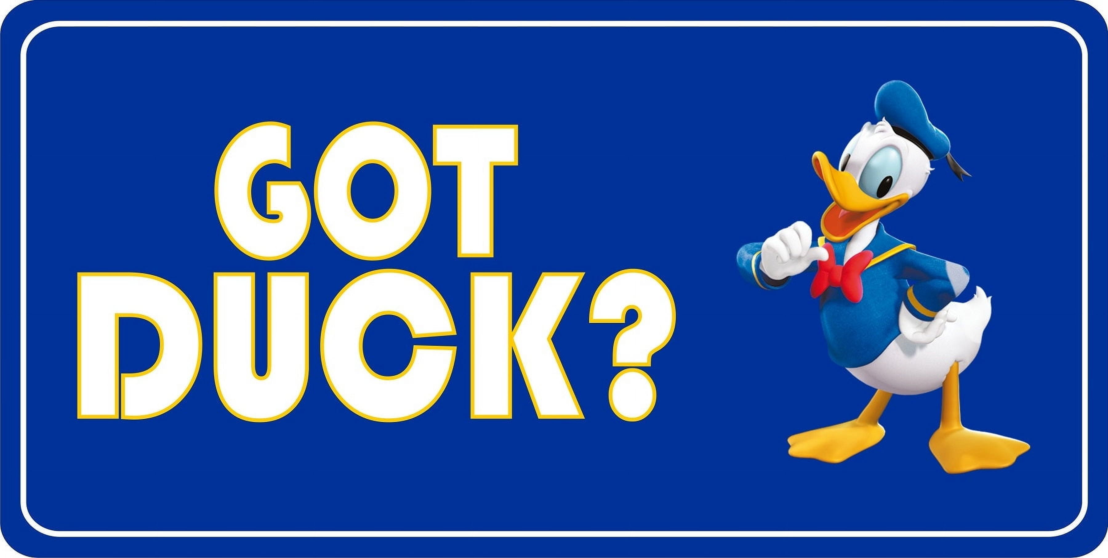 Got Duck? Donald Duck Photo License Plate - Walmart.com